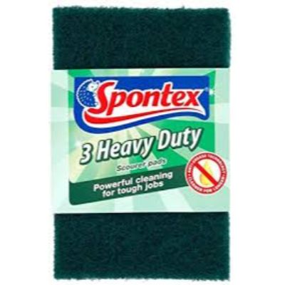 Buy Super Spongex Abrasive Heavy Duty Scouring Pads No.100 x3 in ...