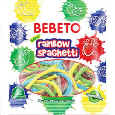 Buy Bebeto Sour Rainbow Spaghetti 80 g in Nigeria | Sweets & Chewing ...