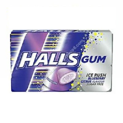 Buy Halls Gum Ice Rush Blueberry Citrus Sugar-Free 18 g in Nigeria ...
