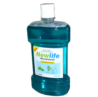 Buy Newlife Mouthwash Blue Mint 1 L in Nigeria | Oral Care | Supermart ...