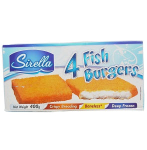 Buy Sirella Fish Burgers 400 g x4 in Nigeria | Ready Meals | Supermart ...