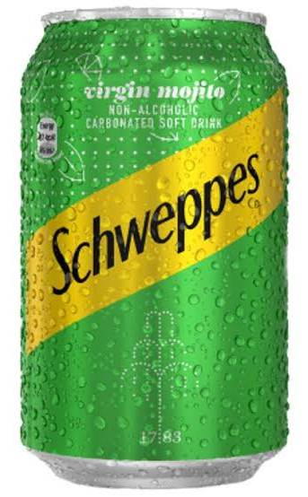 Buy Schweppes Virgin Mojito Can 33 cl x6 in Nigeria | Soft Drinks | Supermart.ng - Supermart.ng