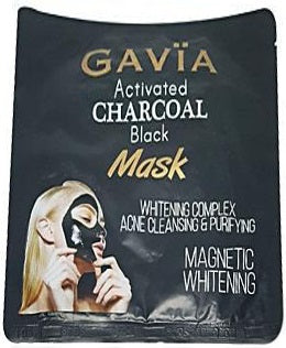 Buy Gavia Activated Charcoal Black Mask Magnetic Whitening 100 g in ...