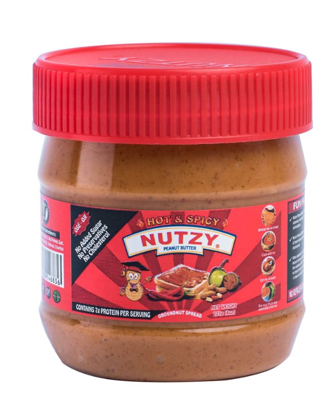 Buy Nutzy Peanut Butter Hot & Spicy 227 g in Nigeria | Jams & Spreads ...