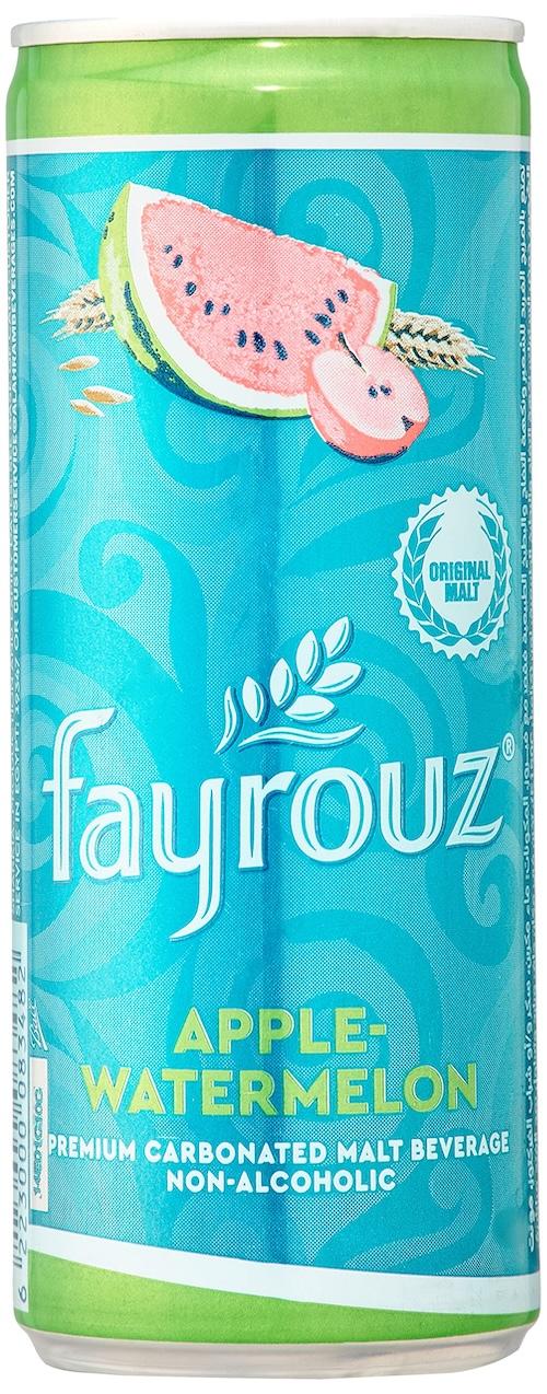 Buy Fayrouz Apple & Watermelon Can 33 cl in Nigeria | Soft Drinks | Supermart.ng - Supermart.ng