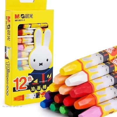 Buy M & G Miffy Silk Smooth Oil Pastel Hexagon 12 Colours in Nigeria ...