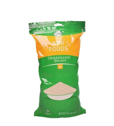 Buy Nini Foods Crispy Ijebu Garri 1 kg in Nigeria | Swallow | Supermart ...