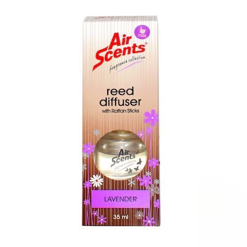 Buy Air Scents Reed Diffuser With Rattan Sticks Lavender 35 ml in ...