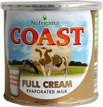 Buy Coast Full Cream Evaporated Milk 170 g x6 in Nigeria | Milk ...