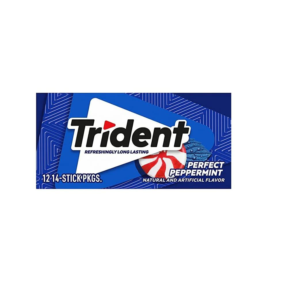 Buy Trident Chewing Gum Fresh Peppermint Sugar Free x14 in Nigeria ...