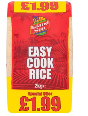 Buy Island Sun Easy Cook Rice 2 kg in Nigeria | Rice, Pasta & Noodles ...
