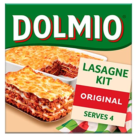 Buy Dolmio Lasagne Kit 807 g (Tomato Sauce, Creamy Sauce, 9 Pasta ...