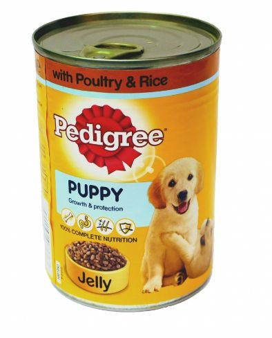 Buy Pedigree Dog Food Puppy In Jelly With Poultry & Rice 385 g x2 in ...