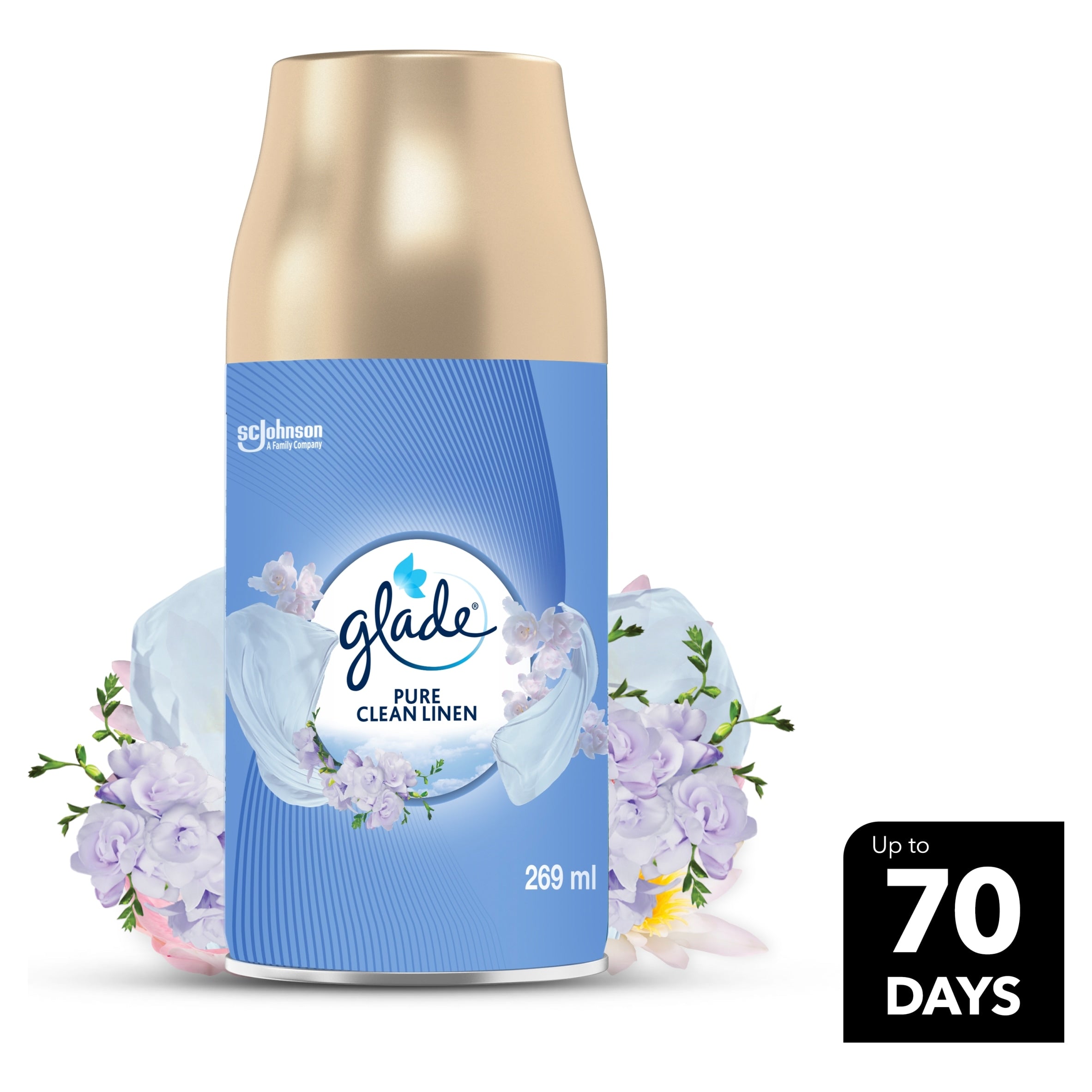 Buy Glade Automatic Spray Air Freshener Refill Clean Linen 269 ml in ...