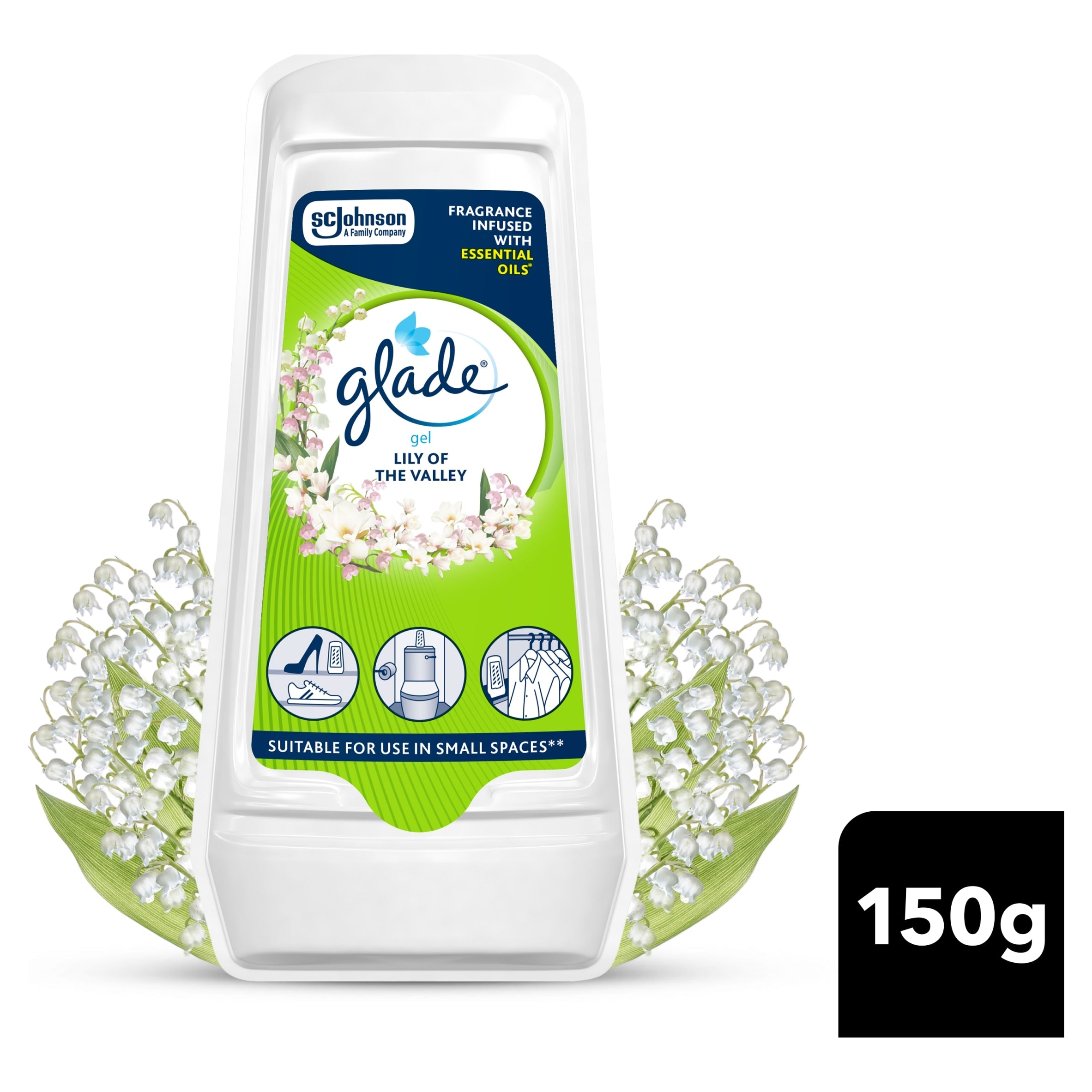 Buy Glade Solid Gel Air Freshener Lily Of The Valley 150 g in Nigeria ...