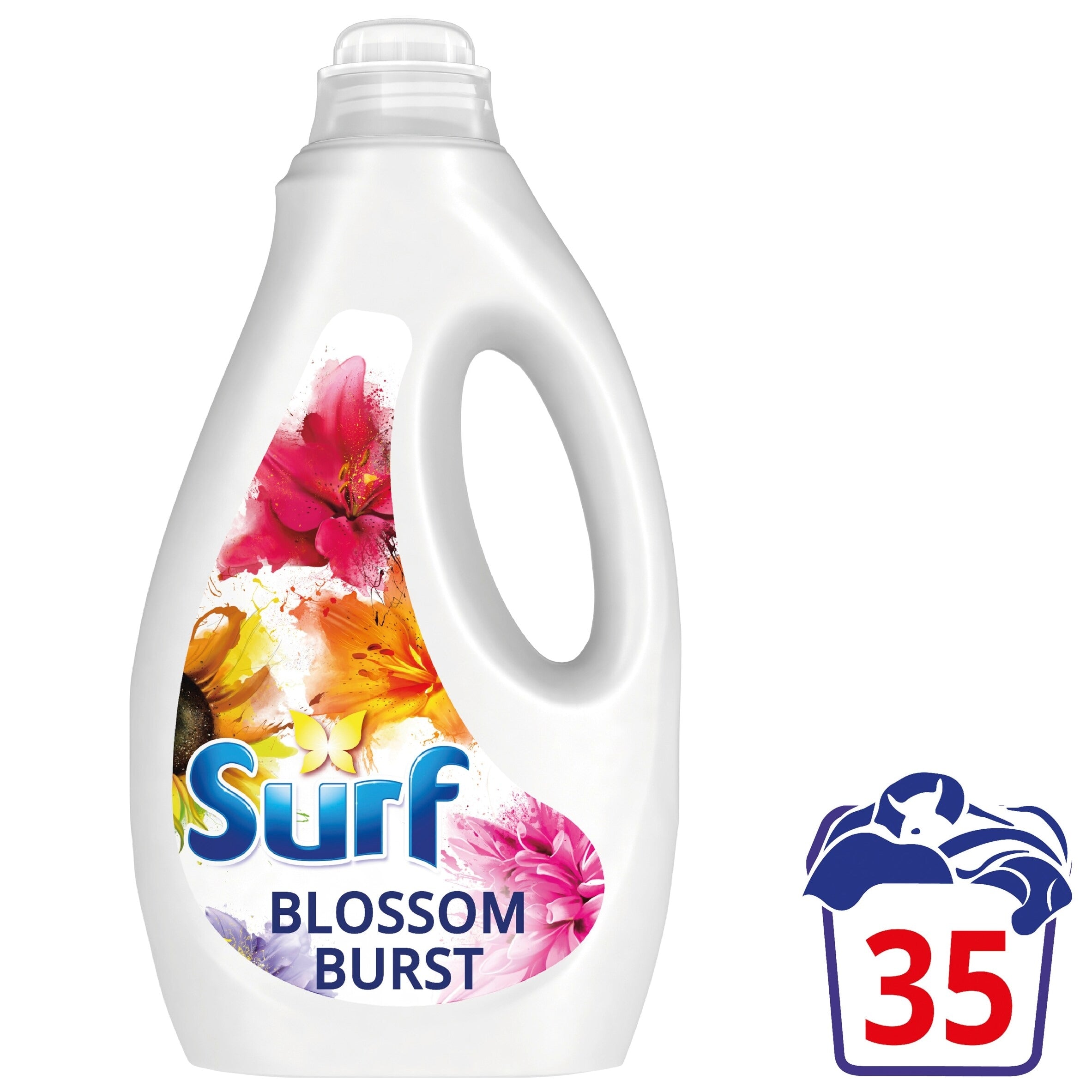 Buy Surf Blossom Burst Liquid Laundry Detergent 35 Washes 945 ml in ...