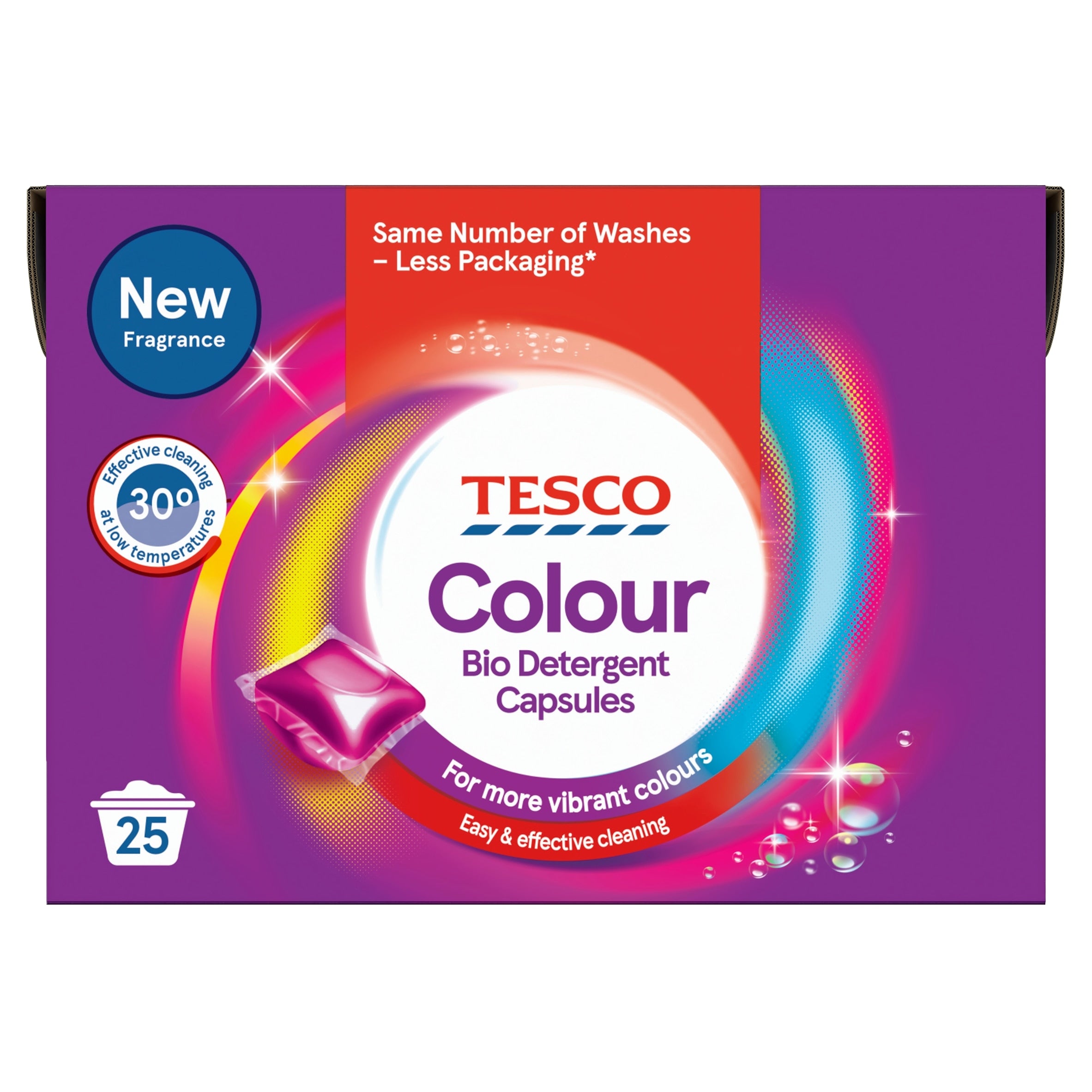 Buy Tesco Colour Bio Detergent Capsules 25 Washes 425 ml in Nigeria ...