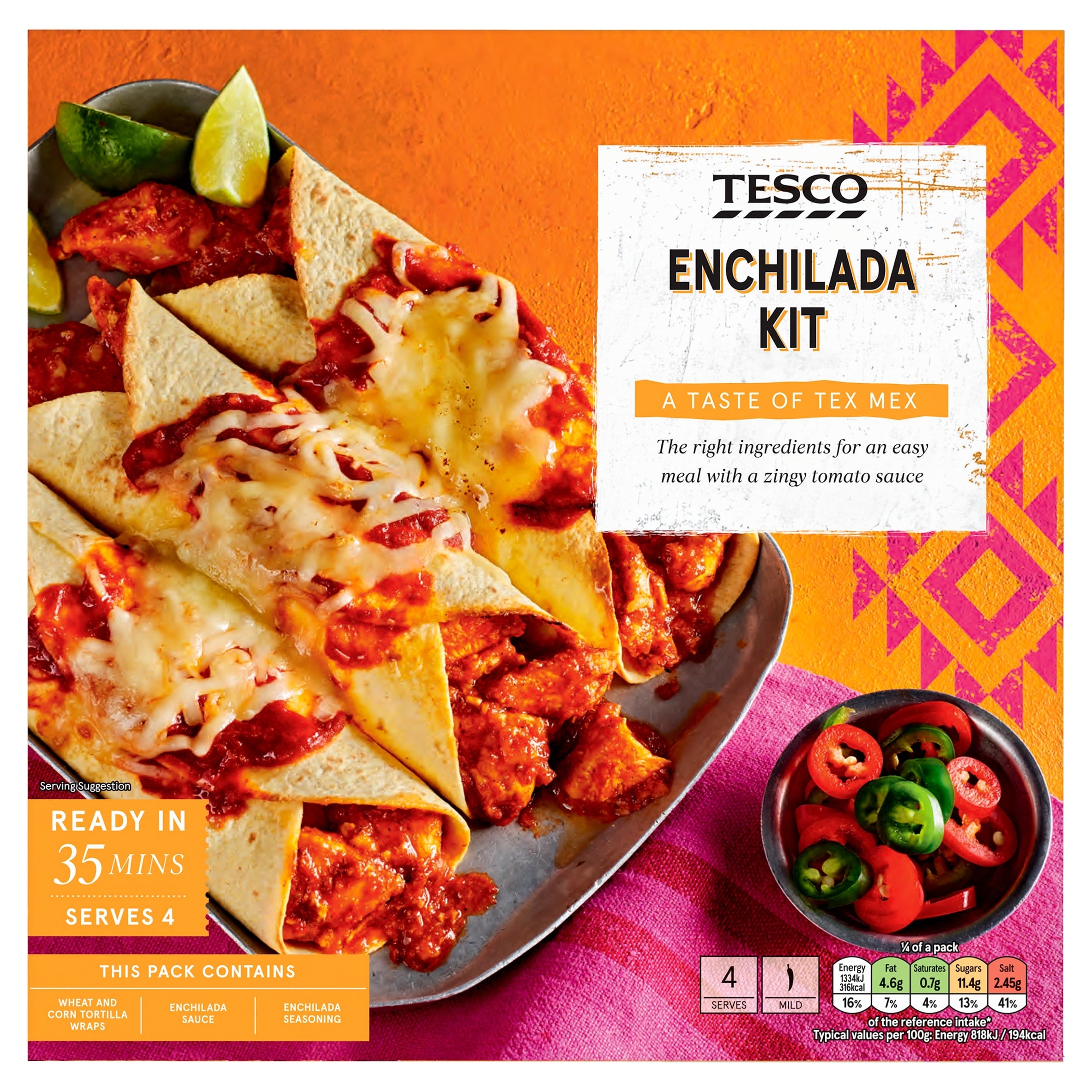Buy Tesco Enchilada Kit 650 g in Nigeria | Cooking Sauces | Supermart ...