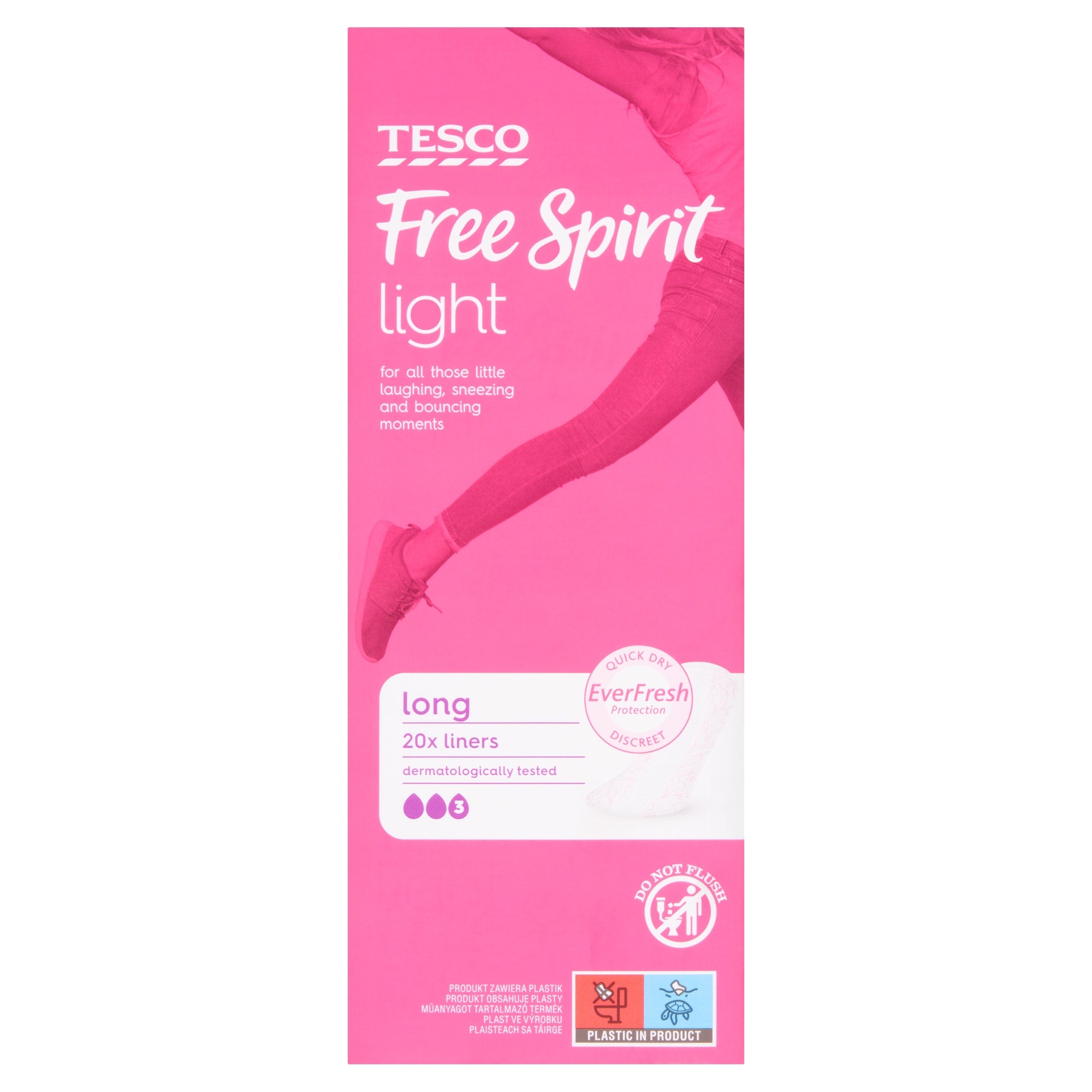 Buy Tesco Free Spirit Light Long Liners 20 Pack in Nigeria | Stomach ...