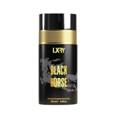 Buy LXRY Perfumed Deodorant Body Spray Black Horse 250 ml in Nigeria ...