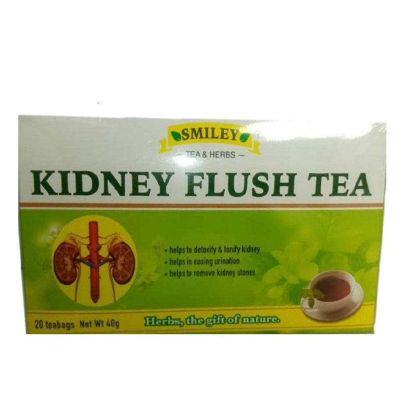 Buy Smiley Kidney Flush Tea 40 g x20 in Nigeria | Tea | Supermart.ng ...