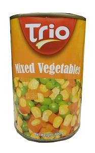 Buy Trio Mixed Vegetables 400 g in Nigeria | Canned Fruit & Vegetables ...