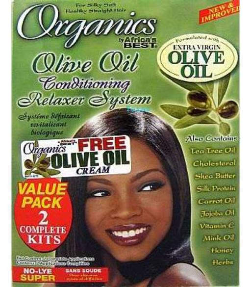 Buy Organics Olive Oil No Lye Conditioning Relaxer Regular Value Pack 2 ...