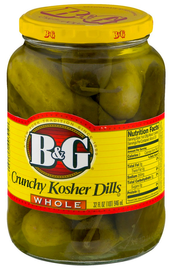 Buy B & G Kosher Dills Crunchy Whole 946 ml in Nigeria | Olives ...