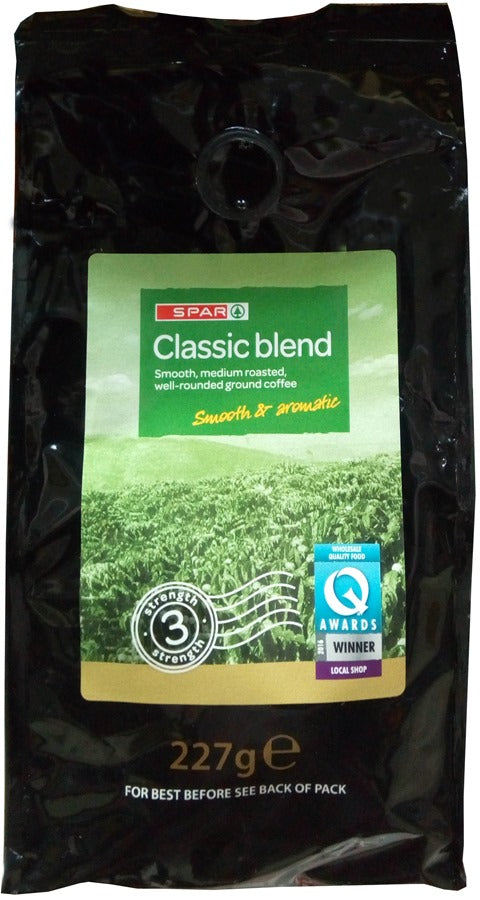 Buy Spar Classic Blend Roasted Ground Coffee Smooth & Aromatic 227 g in ...