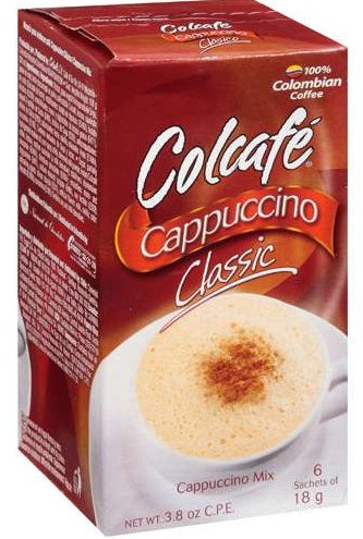 Buy Colcafe Cappuccino Classic Coffee 18 g x6 in Nigeria | Coffee ...