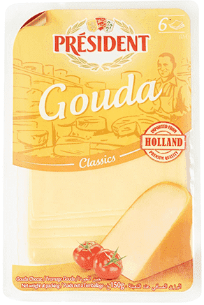 Buy President Gouda Slices 150 g in Nigeria | Cheese | Supermart.ng ...