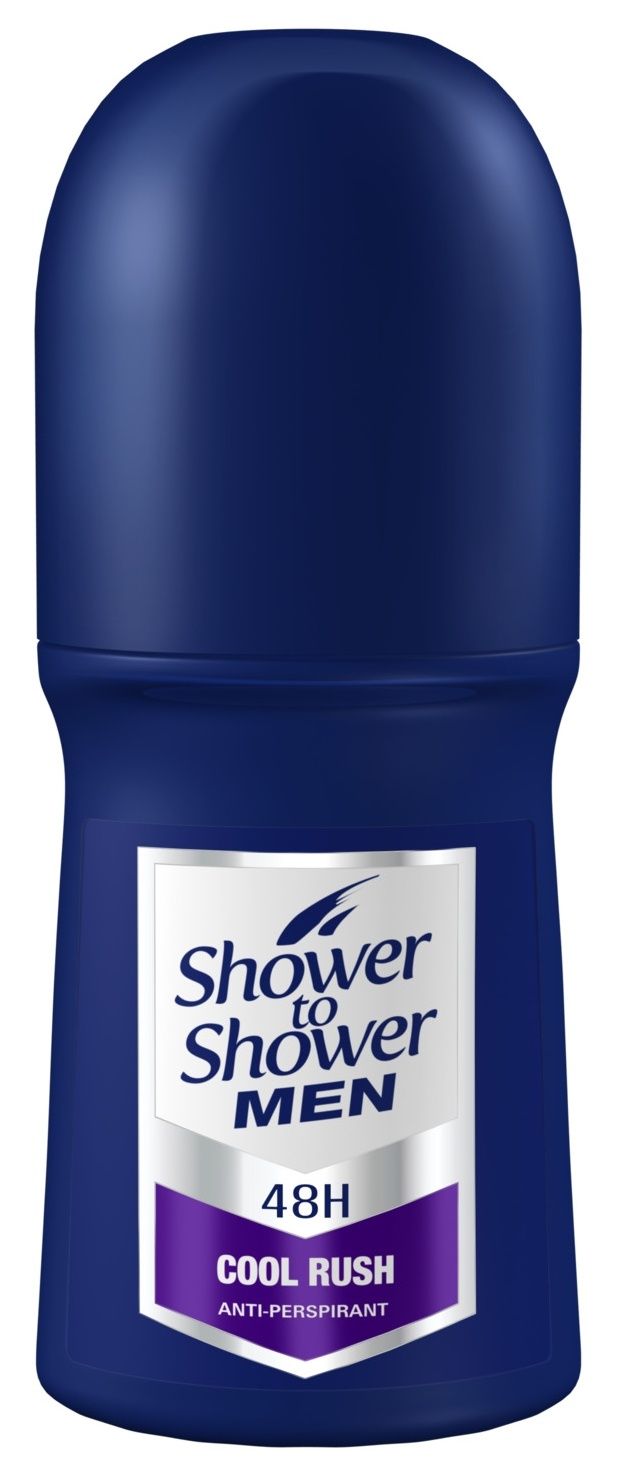 Buy Shower To Shower Anti-Perspirant Roll On Men Cool Rush 50 ml in ...