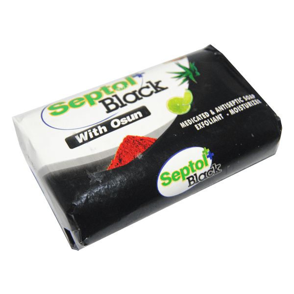 Buy Septol Medicated & Antiseptic Black Soap With Osun 70 g x6 in ...