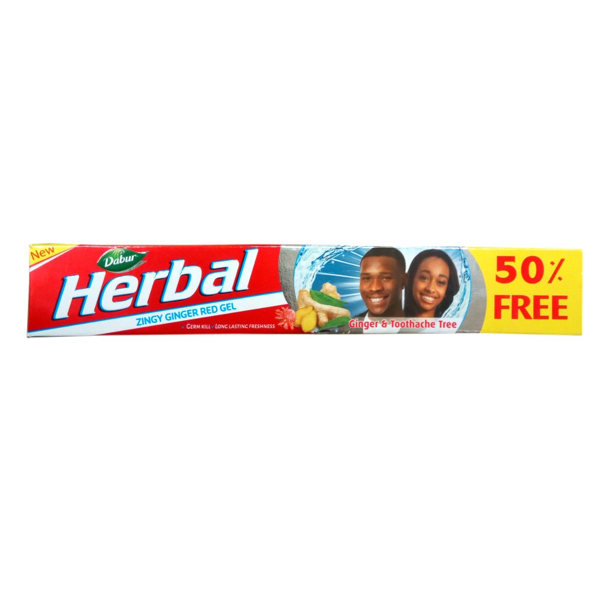 Buy Dabur Herbal Toothpaste Zingy Ginger Red Gel 50 g in Nigeria | Oral ...