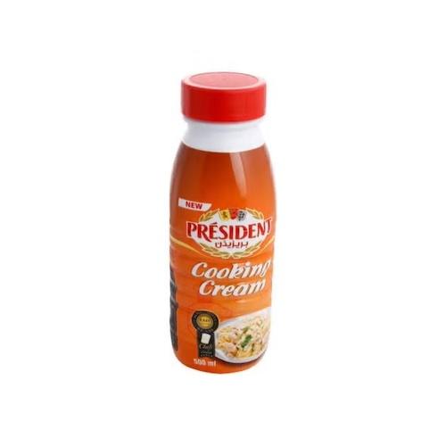 Buy President Cooking Cream 18% Fat Bottle 500 ml in Nigeria | Cooking ...