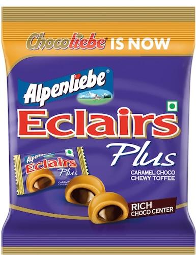 Buy Alpenliebe Eclairs Chocolate Center Chewy Candy 3.5 g x50 in ...