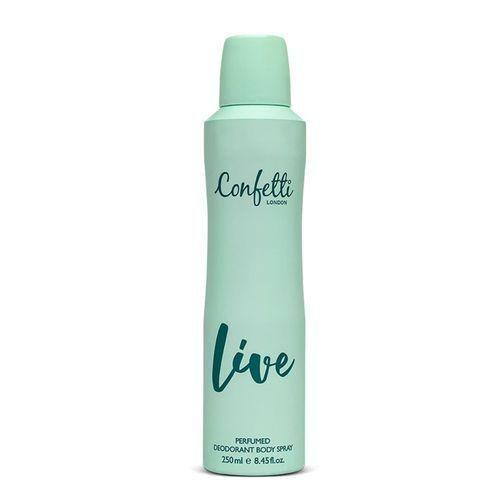 Buy Confetti London Perfumed Deodorant Body Spray Live 250 ml in ...