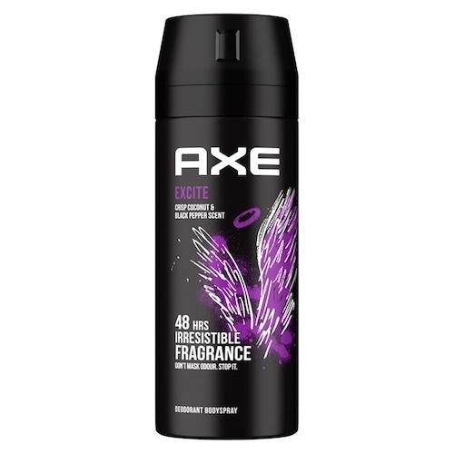 Buy Axe Anti-Perspirant Deodorant Spray Excite Crisp Coconut & Black ...