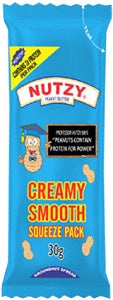 Buy Nutzy Peanut Butter Creamy Smooth Squeeze Pack 30 g in Nigeria ...