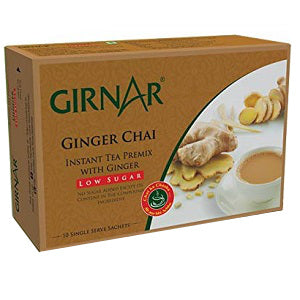 Buy Girnar Ginger Chai Instant Tea Pre-Mix With Ginger Low-Sugar 80 g ...