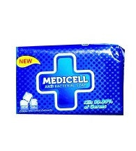 Buy Medicell Anti-Bacterial Soap Cool Menthol Extracts 70 g x6 in ...