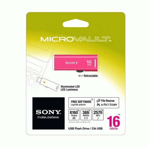 Buy Sony MicroVault Slide Flash Drive 16 GB - Pink in Nigeria | Flash ...
