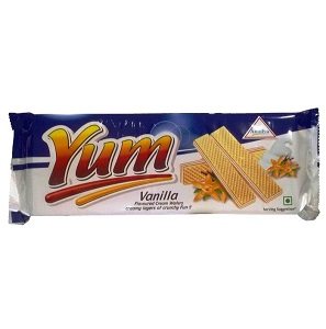 Buy Aamulya Yum Cream Wafers Vanilla 200 g in Nigeria | Biscuits ...