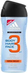 Buy Adidas Shower Gel Total Relax 3 in 1 Ginger Relieve Muscle Tension ...