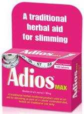 Buy Adios Max 100 Tablets in Nigeria | Diet & Weight Loss | Supermart ...