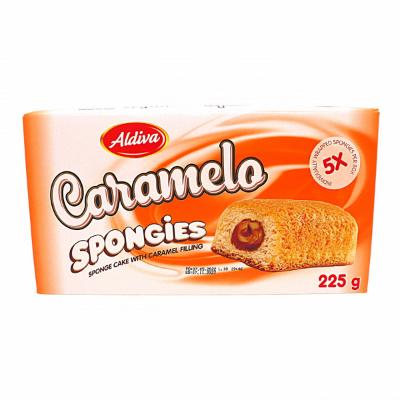 Buy Aldiva Caramel Filling Spongies 225 g in Nigeria | Beef Rolls ...