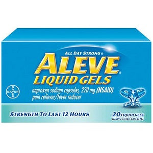 Buy Aleve Pain Reliever 20 Liquid Gels in Nigeria | Headaches & Pain ...