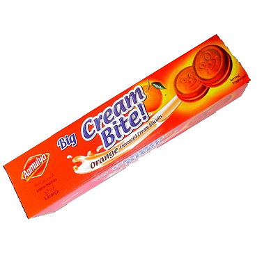Buy Amulya Big Cream Bite Cream Biscuits Orange 176 g in Nigeria ...
