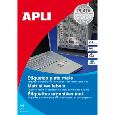 Buy Apli Adhesive Label 63.5 x 29.6 10 Sheets - Silver in Nigeria ...