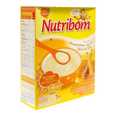 Buy Nutribom Infant Cereal Honey & Wheat 6 Months+ 350 g in Nigeria | Baby Food | Supermart.ng ...